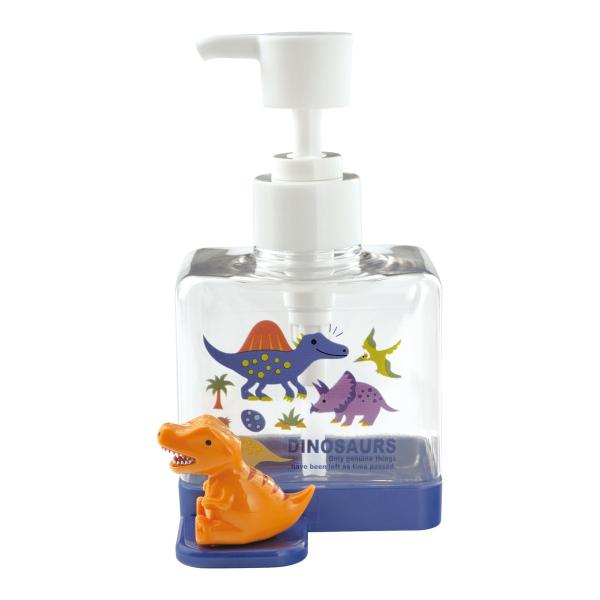 スケーター ディノサウルス マスコット付 ソープディスペンサー 250mL BSSD1 詰め替えボトル ソープボトル4973307699573洗面用品 恐竜 可愛いマスコットが手洗い習慣を見守る■バス・洗面用品:洗面用品広告文責：アットライ...