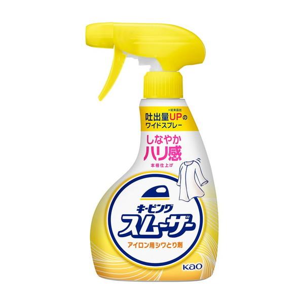 キーピング スムーザー アイロン用 しわとり剤 本体 350mL 花王4901301468307細かい洗濯ジワがラクにとれて、しなやかなハリ感に仕上がります。■お洗濯・衣類・靴ケア:洗濯のり広告文責：アットライフ株式会社TEL 050-31...
