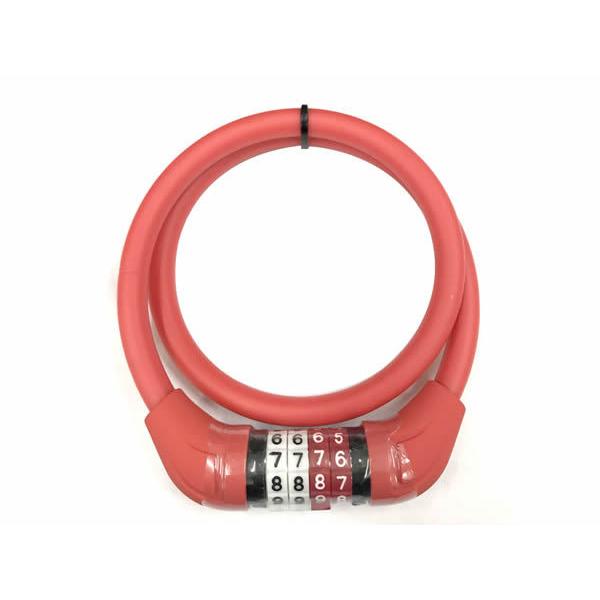 【即配】マイセットコンパクトダイヤル60 RED レッド TOP トップ　自転車用ワイヤー錠【ネコポス便送料無料】 爆買