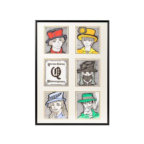 【即配】  NEWパチット ミニ色紙フレーム 6窓タイプ ブラック NAPT-M6-BK ケンコー KENKO