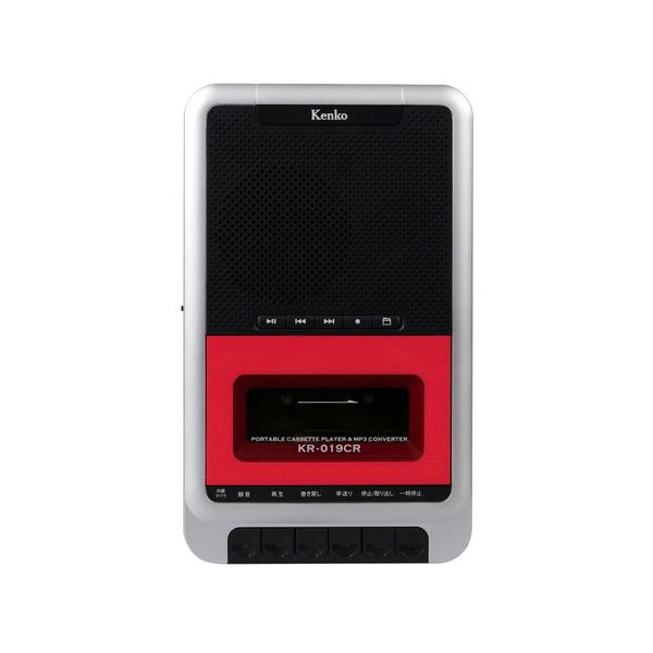 【即配】ポータブルカセットテープ変換プレーヤー KR-019CR ケンコー KENKO【送料無料】