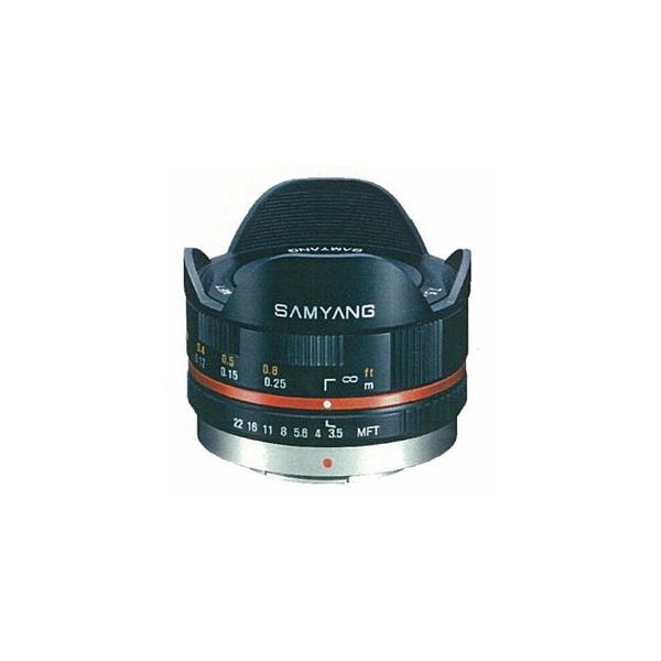 【即配】SAMYANG サムヤン 7.5mm/F3.5 FISH-EYE マイクロフォーサーズ用 ブラック 爆買