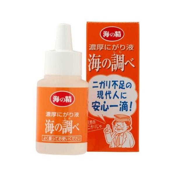 海の精の生産過程で生まれるニガリ液をベースに、ミネラルバランスを整えたものです。ニガリ不足の現代人に安心の一滴！