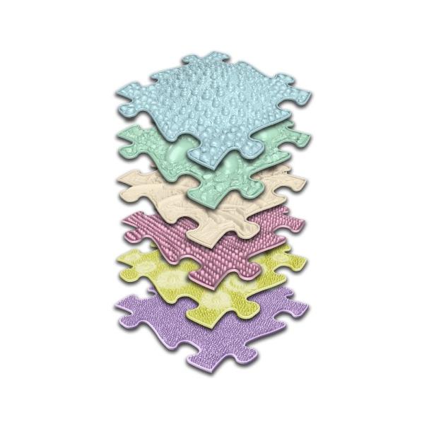 ■商品名：マフィックタイルズ・パステルベビー （MF232）■メーカー：マフィック/MUFFIK s.r.o.■輸入元：チェコ■サイズ：各29.8×29.8cm■商品詳細：計6枚（草原・ソフト×1／マフィック・ソフト×1／恐竜の卵・ソフト×...