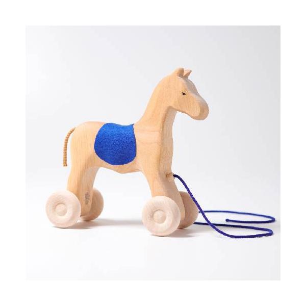 ■商品名：プルトーイ・ナチュラルホース （GM09050）■メーカー：グリムス/Grimm's■輸入元：ドイツ■対象年齢：1歳頃から■サイズ：21cm／シナノキ・ハンノキ■商品詳細：シンプルな形と美しい色彩が、子どもの創作やデザインの扉を開...