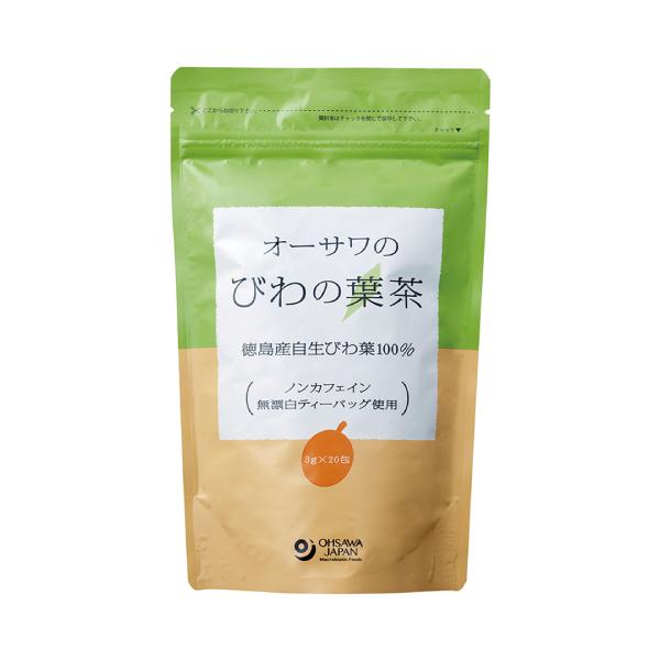 オーサワのびわの葉茶　60g(3g×20包)　農薬・化学肥料不使用