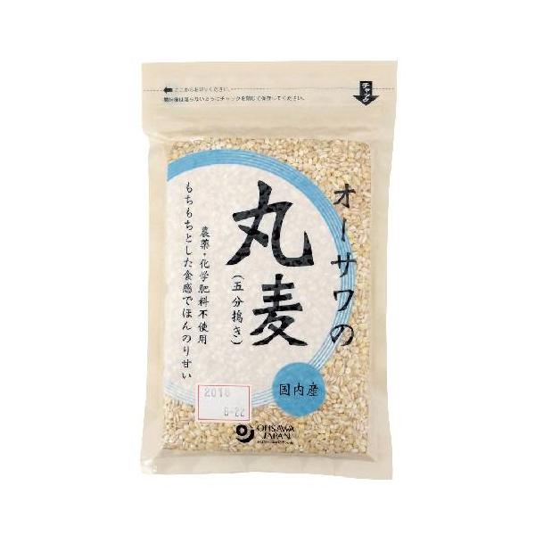 オーサワの丸麦（5分搗き）(300g)　国内産特別栽培丸麦五分搗き。もちもちした食感で旨味がある