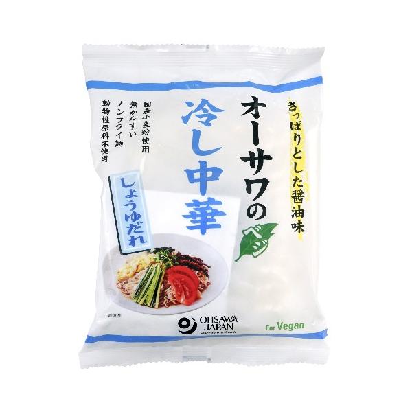 ヘルシー冷し中華（しょうゆだれ）(123g)　北海道産小麦粉使用。無かんすいノンフライ乾麺。つるつるした食感、さっぱりとした醤油だれ。砂糖・動物性原料使用・添加物不使用