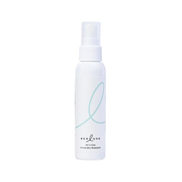 ■商品名：エコリュクスオールインワンアロマドライシャンプー■内容量：100ml■原材料：水、エタノール、ダマスクバラ花水、ラベンダー水、サトウキビ液汁エキス、ローズマリー葉エキス、チャ葉エキス、ゲットウ葉エキス、センブリエキス、シロキクラゲ...