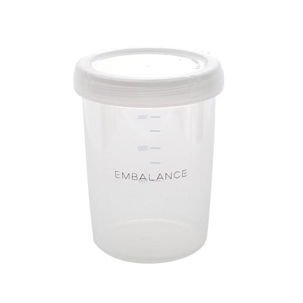 ■商品名：EMBALANCE DEEP ROUND CONTAINER（エンバランスディープラウンドコンテナ）■カラー：クリア■内容量：500ml■サイズ：S（Φ91×高さ117mm）■メーカー：エンバランス■素材：本体・フタ ポリプロピレ...