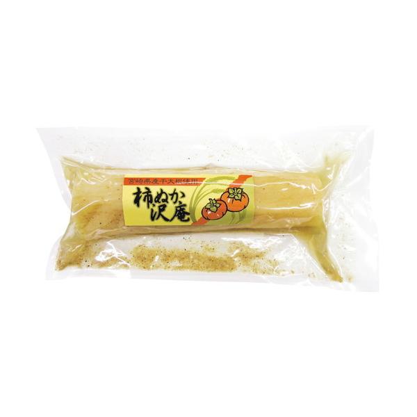 ■商品名：柿ぬか沢庵■内容量：1個入■原材料：干し大根（宮崎産）、漬け原材料［粗糖、梅酢、食塩、麦芽水飴、昆布だし、みりん、米ぬか（国産）、柿の皮（国産）］■賞味期限：製造日より120日■メーカー：都農農産■商品詳細：宮崎産の干し大根を米ぬ...