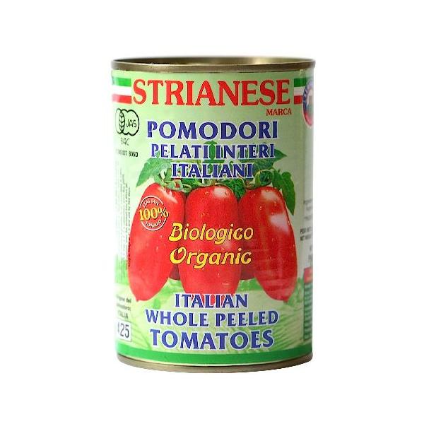 ■商品名：有機トマト缶（ホール）■内容量：400g■賞味期間：製造日より36ヶ月■メーカー：アルマテラ■原材料：有機トマト、有機トマトジュース■商品詳細：果肉は厚くジューシーで美しい赤色が特徴のクエン酸不使用のオーガニックトマト缶です。トマ...