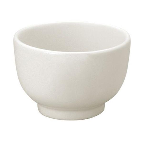 ■商品名：森修焼 汁わん 白■サイズ：Ｗ105mm×Ｈ70mm ■商品説明：プチ丼やソバ猪口にもＯＫ！