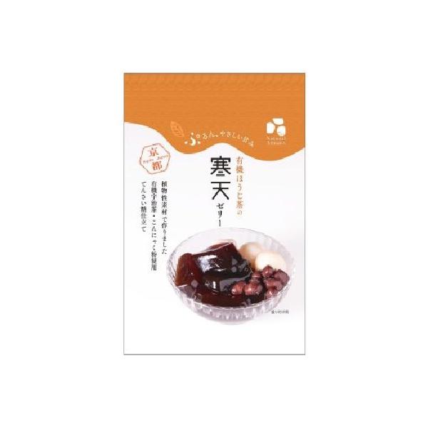 ■商品名：有機ほうじ茶の寒天ゼリー■内容量：100g■賞味期限：製造日より180日■原材料：甜菜糖（北海道製造）、甘藷澱粉、有機ほうじ茶（京都府製造）、寒天、こんにゃく粉■メーカー：アトレ■商品詳細：ぷるんとした食感のこんにゃく入り寒天ゼリ...