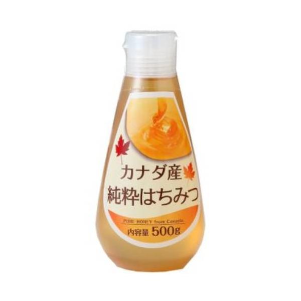 ■商品名：カナダ産純粋はちみつ■内容量：500g■メーカー：クインビーガーデン■賞味期限：製造日より2年■原材料：カナダ産はちみつ■商品説明：カナダ産の純粋はちみつは上品でまろやかな自然の甘みが特徴です。片手でも使いやすいワンタッチボトルに...