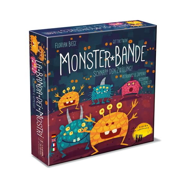 ■商品名：モンスターバンデ （DH0027） ■メーカー：ドライハーゼン/DREI HASEN ■人数：2〜8人■内容：カード2種×54枚（3色）・サイコロ2個・砂時計1個■対象年齢：7歳から ■商品詳細： 〇チーム対抗のモンスター取り合戦...