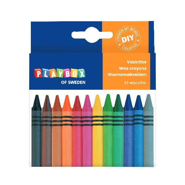 ■商品名：プレイボックス・クレヨン （PX0502）■メーカー：プレイボックス/playbox■輸入元：スウェーデン■入数：12本■商品詳細：中国製