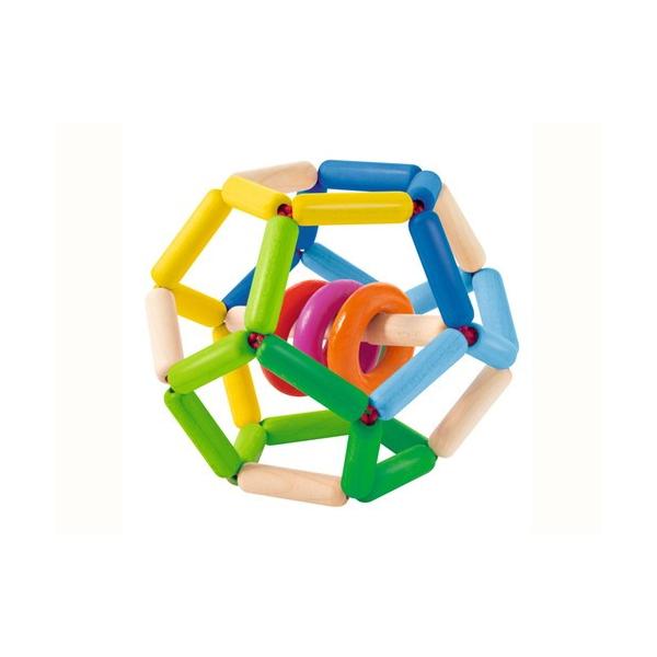 転がる・投げる・振り回す・つぶすと楽しい動作が沢山できる。