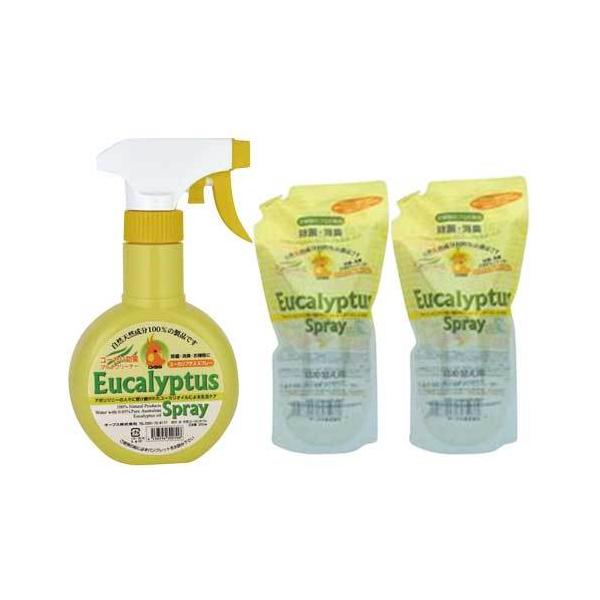 自然素材100％、ユーカリオイル配合の生活ケアスプレー、洗浄・消臭に