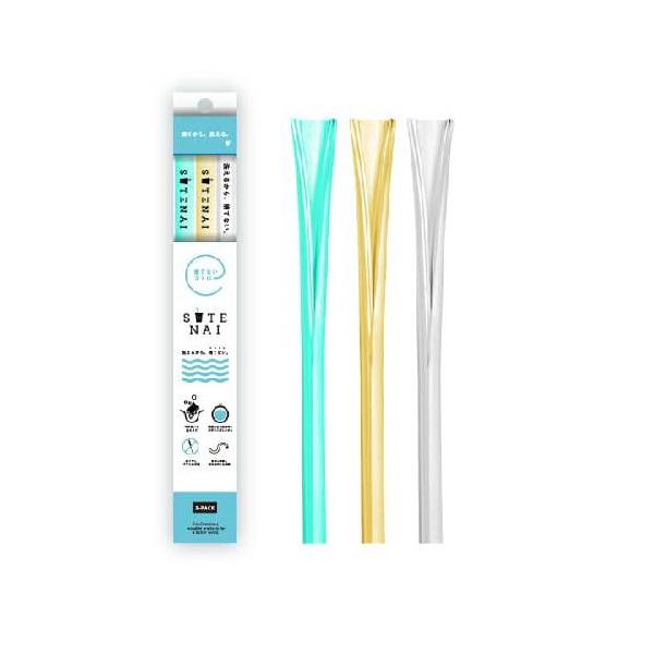 ■商品名：SUTENAI（ステナイ）シリコンストロー（STN-M004）■カラー： MIX（GR-SC／YL-SC／WH-SC）■内容量：3本セットコネクターなし■メーカー：カノン■原材料：シリコーンゴム■耐熱温度：220°C■サイズ：直径...
