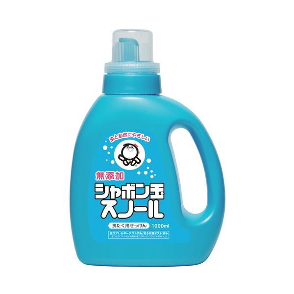 ■商品名：シャボン玉スノール 液体タイプ■内容量：1000ml■メーカー：シャボン玉石けん■成分：純石けん分（30%脂肪酸カリウム、脂肪酸ナトリウム）■商品説明：蛍光増白剤・香料・着色料・酸化防止剤・LASなどの合成界面活性剤を使用していな...