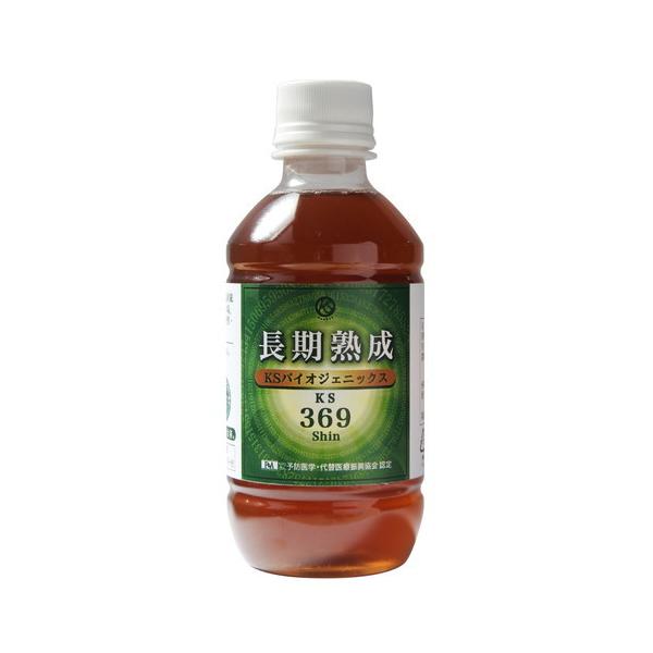 ■商品名：乳酸菌生産物質 KS369Shin ボトル■内容量：300ml■賞味期限：製造日より2年■メーカー：KS西日本■原材料：乳酸源（国産）、黒糖、食塩■栄養成分表示（100gあたり）：エネルギー2.5kcal、炭水化物0.55g、タン...