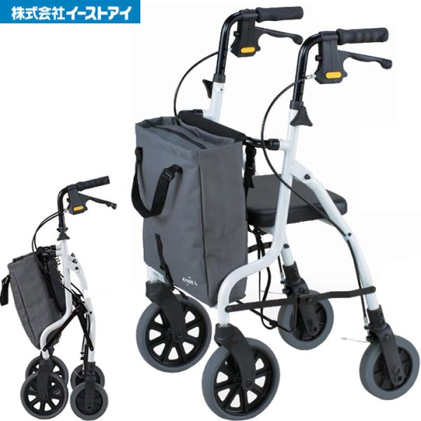 【贈り物として】母の日のプレゼント・父の日のプレゼント・敬老の日のプレゼント・誕生日プレゼント喜寿　米寿　傘寿　白寿のギフトとしても人気があります【シルバーカート シニアカート 歩行器タイプ】座面付きで座れるシルバーカートです(イス付き)■...