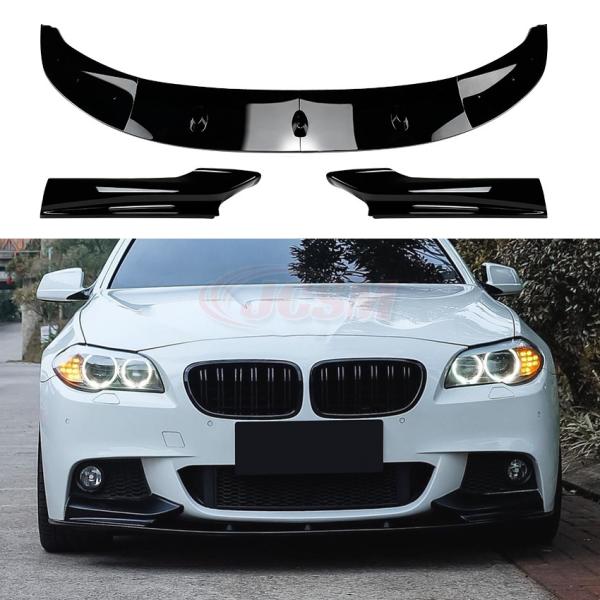 商品情報『商品説明』カラー：ブラック、カーボン柄材質：abs数量：4P適合車種：BMW  5シリーズ F10 F11 M Sport 2011-2017取り付け：付属しております両面テープでの接着になります。接着面の油分を取り除いて頂き、付...