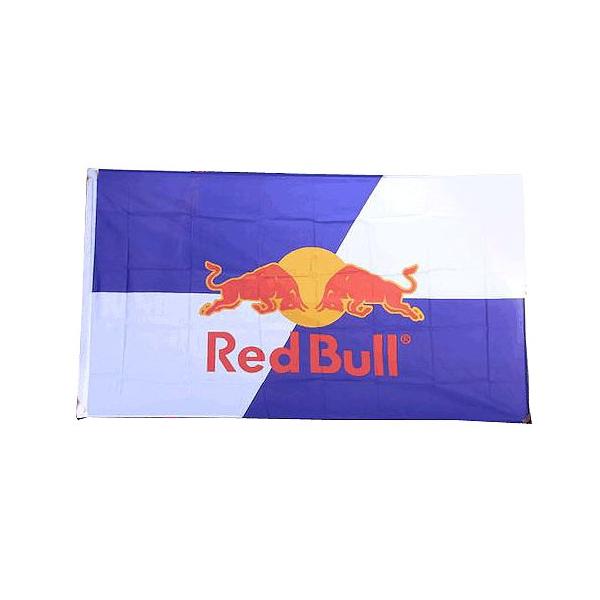 FLAG21/レッドブル・フラッグRed Bull の勢いが迫りくるフラッグサイズ：H90×W150cm　78g 　ポリエステルハ止め2カ所付