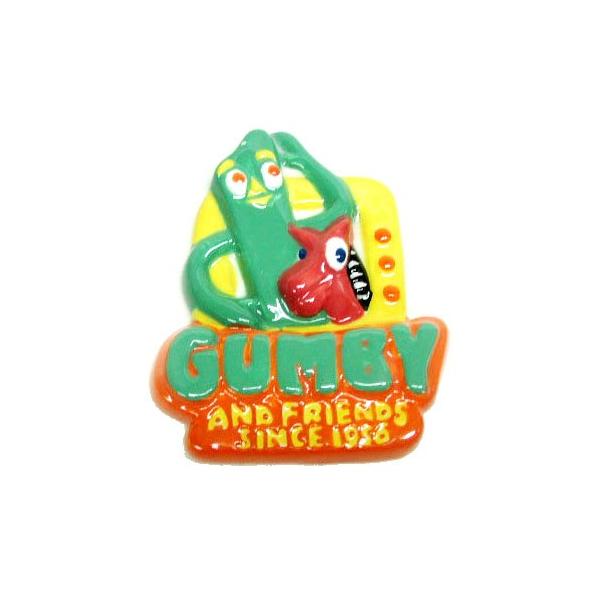GUMBYGMG1/ガンビー&amp;ポーキー・マグネットサイズ：W6.4cm×H7.8cm×D1cm　46g　陶器製-----------------------------------------------------------ガン...