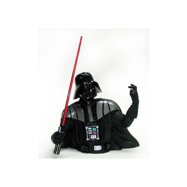STAR WARS　DARTH VADERスターウオーズ・ダースベーダーバンク/STA23サイズ:W23XH19cm（ライトセーバー共28cm）XD15cm 　箱なし　樹脂製　370g