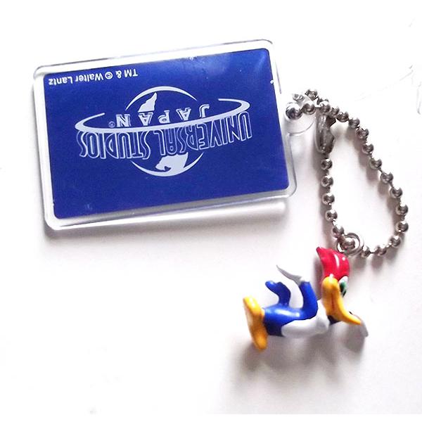 USJ-2001.販売品ユニバーサルスタジオジャパンUSJ マスコット付きネームホルダー/UKEY4サイズ/ アクリルブレート3X4.5cm  6g未使用品 Premium Price Goods