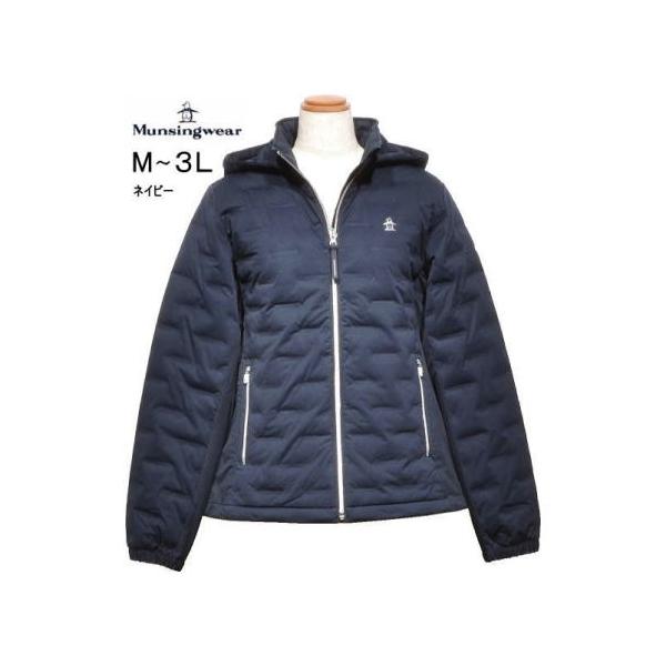 マンシングウエア　婦人 ブルゾン 【品番MG5FJK24L 】 全1色　サイズ　M/L/LL/3L【2025年秋冬新商品】マンシングウェア MUNSINGWEAR 万星威 レディース ゴルフウェア ブルゾン ジャンバー ジャケット MG5F...