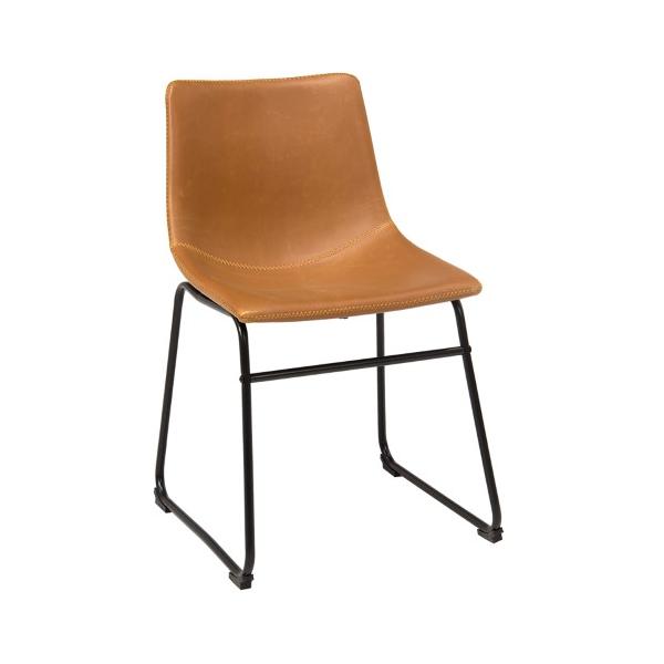 (約)幅49×奥行53×高さ79×座面高48cmーーー座面:積層材、張地:合成皮革、クッション材:ウレタンフォーム、脚部:スチール