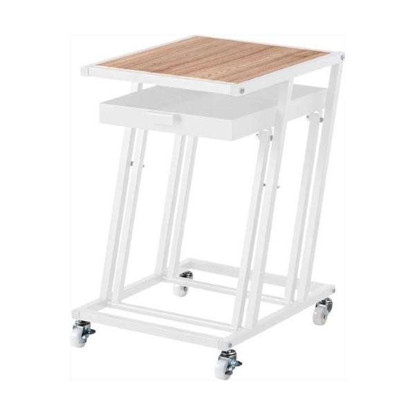 W36.5×D44×H55---合成樹脂化粧繊維板 スチール(粉体塗装) ---中国