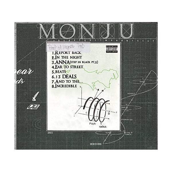 【発売日：2021年12月02日】MONJU (モンジュ もんじゅ)2021年12月2日 発売東京を中心に活動するISSUGI、仙人掌、Mr.PUGのユニット、MONJUの最新EP『Proof Of Magnetic Field』が(DOG...
