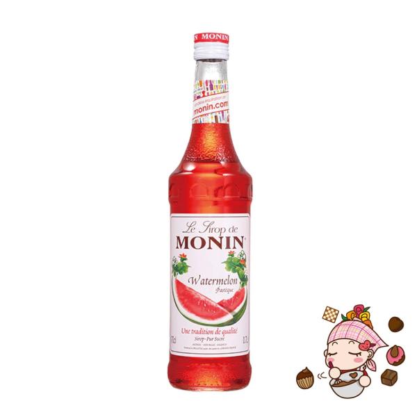 どこか懐かしい香りのスイカのシロップ。カクテル、ノンアルコールカクテル、ソーダ割に。1912年、フランスの中心に位置する美しい古都ブールジュで生まれたMONIN（モナン）は、家族的経営ながら品質・販売高ともにフランスを代表するブランドです。