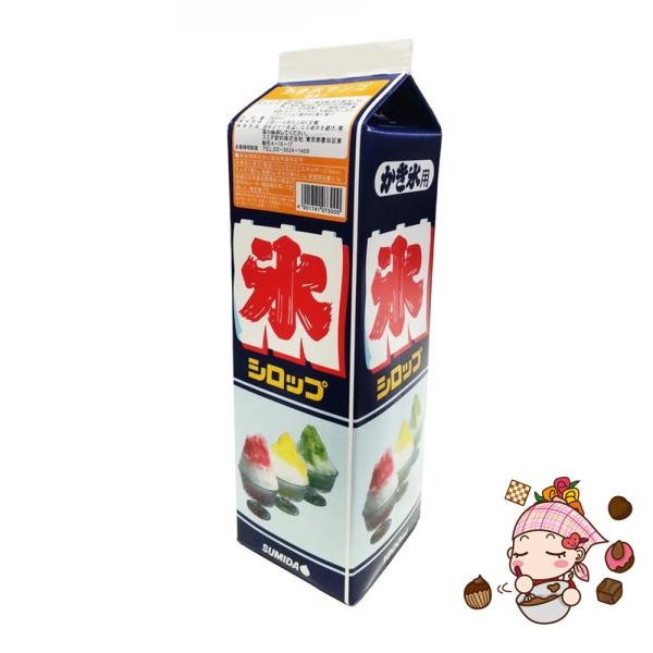 スミダ飲料のかき氷に適したマンゴー味のシロップです。かき氷の他にも、ソーダやゼリーづくりにもご活用頂けます。