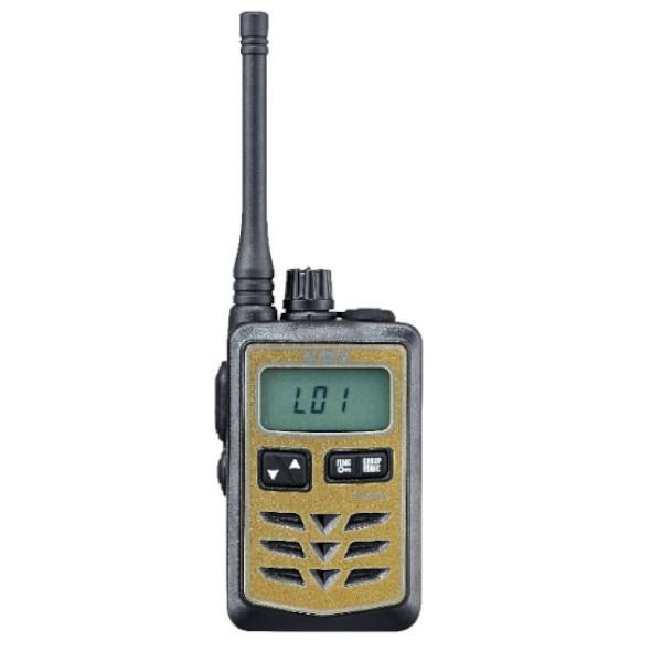 【インボイス対応済】アルインコ製 交互・中継通話対応 防浸 小型特定小電力トランシーバー DJ-P321GM（ミドルアンテナ/ゴールド）免許不要でご使用いただけます！小型・防浸・多機能だから、どんな用途にもフィットするトランシーバーです。【...