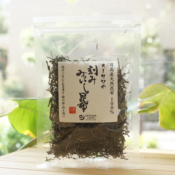 ■天日乾燥■食塩不使用だが、自然な塩味がある■野菜に混ぜて浅漬けに、混ぜごはんやお茶漬けにも■調味料・添加物不使用【内容量】30g【原材料】昆布（北海道日高産）【取扱説明】みついし昆布をそのまま細かく刻みました。塩分などの調味料は一切添加し...
