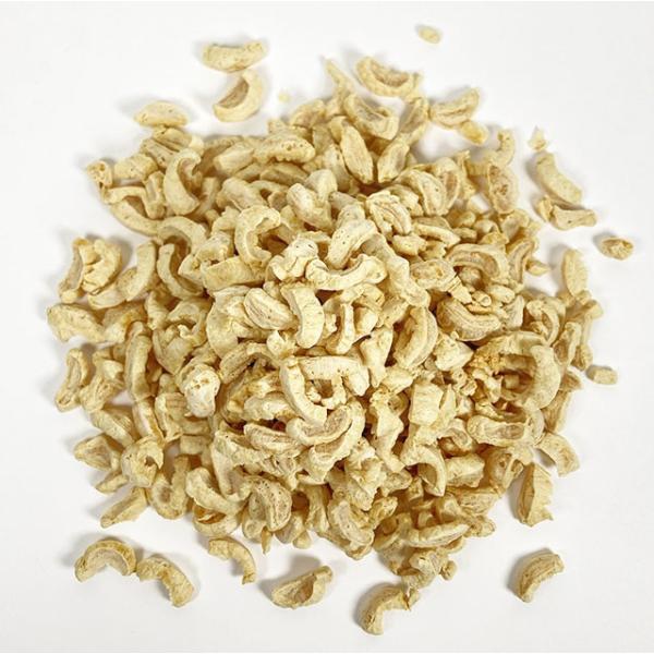 えんどう豆とそら豆のたんぱくで作られた植物性ミートです。柔らかくなるまでお湯に浸し、お湯を豆ミートから軽く絞りだしてからお使い下さい。【原料名】有機えんどう豆たんぱく質濃縮物、有機そら豆たんぱく質濃縮物、食塩原産国: デンマーク【内容量】7...