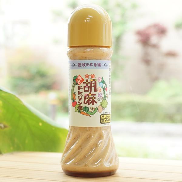 ■素材を吟味し、乳化剤は使用せず、独自の技術でていねいに作り上げました。まろやかさがひときわ冴えた風味豊かな、こだわりの和風タイプです。■コーン油と胡麻をベースにゆっくり時間をかけて練り上げた胡麻の風味をそのまま生かしたドレッシングです。■...