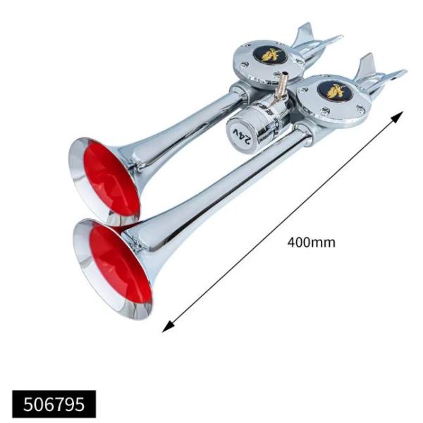 商品名 NEWシャトルホーン　24V製造メーカー ジェットイノウエ商品サイズ 　(約)長さ400x幅180x高さ92mm商品紹介 ウィング付きの装飾となりリニューアルされたNEWシャトルホーン。フラットモデルで狭い場所でも取付け可能。鷲のエ...