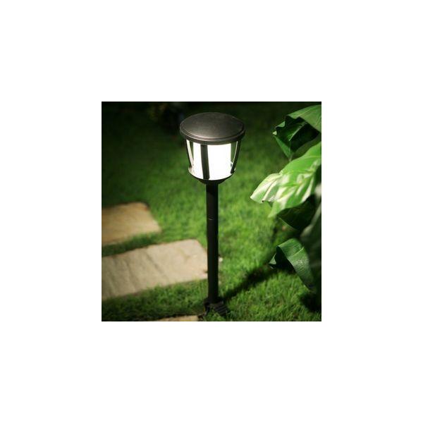 ガーデンライト3.2Wスポットライト　12V　バークレーシンプルかつ上品なシルエットで、和風・洋風を問わず設置できます。■ブラック色■アルミダイキャスト・ガラス・鉄製■H398×φ109mm■110ルーメン■3000K■LED交換不可■防雨...