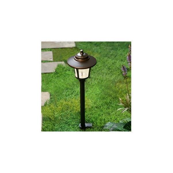 ヨーロッパの街灯をモチーフとしたデザインが庭園に一層の気品をもたらします。■3W■ブロンズ色■アルミダイキャスト・ガラス・鉄製■H407×φ127mm■120ルーメン■3000K■LED交換不可■防雨型■スパイク付属■マウント使用可<...