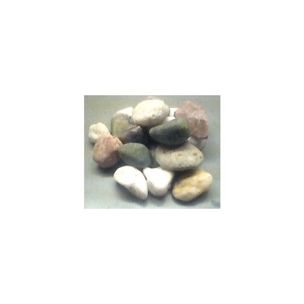 天然五色砂利20kg袋詰めお庭にまかれたり、手洗い場の水はね防止、化粧に…カラフルな美しい玉砂利、天然五色石です。※多数のご注文をいただいた場合、自動計算には対応おらず、改めて当店にて計算する為、多くの場合表記より高い運賃をお知らせさせて頂...