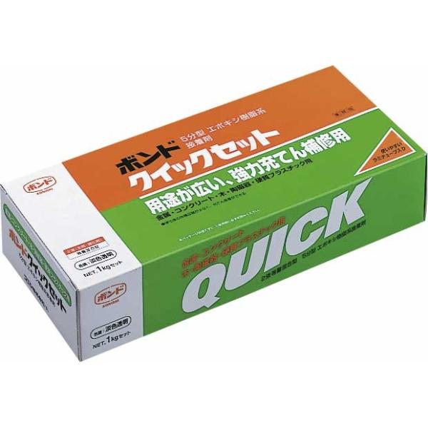 ○特長○透明・低温硬化性・高強度・耐久性に優れる。5分硬化開始。○用途○金属・コンクリート・ブロック・陶磁器・木の接着、充てんに。外壁の石材部分のカケ・割れに。○仕様○ＪＩＳ　Ｆ★★★★ＪＡＩＡ　4VOC基準適合○材質○　エポキシ樹脂系○質...