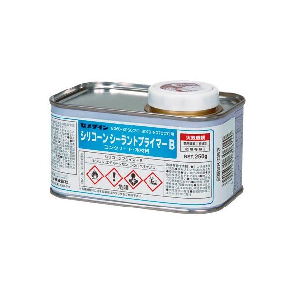 ○特長○シーリング材の密着性向上用に使用。○用途○シリコンシーラント8060、8070用プライマー。木部・モルタル・コンクリート面に適用。○仕様○250ｇ　缶○材質○　○質量○　255ｇ○分類○　補修用品／充填材／充填補助材