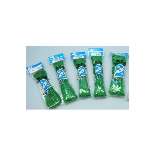 ○特長○軽量で耐水性が良く、ショックにも強いロープ。農業・漁業に。○用途○耐水性に特に優れ、耐候性にも優れます。耐熱性５５℃以内。水に浮く。○仕様○○材質○○質量○○分類○梱包材/ロープ/