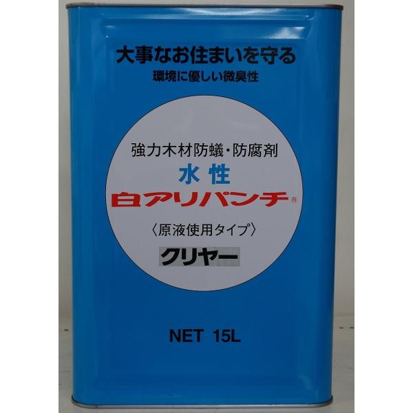 ○特長○○用途○水で薄めずに原液のままで使用可能。強力木材防蟻・防腐剤。建物床下木部や屋外木製品の防蟻・防腐処理用。○仕様○非有機リン素系シロアリ防除剤○材質○○質量○○分類○作業用品/工事関連/塗料○メーカー○泉商事